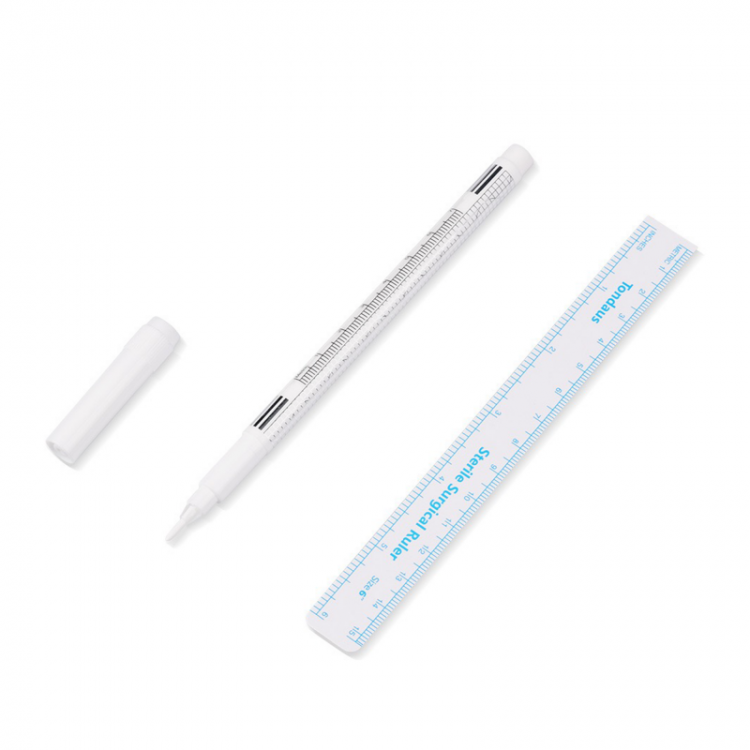 Tondaus Surgical White Skin Marker With Ruler – kla-shop